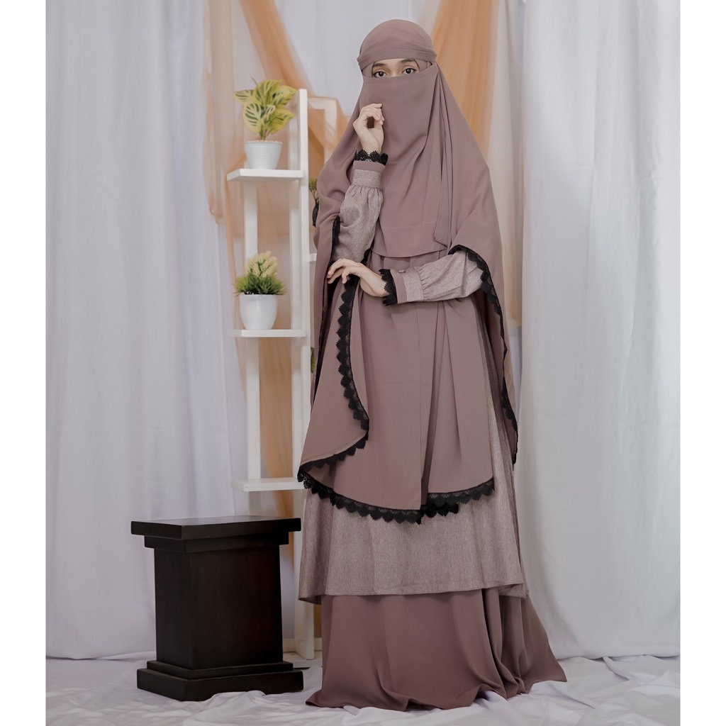 Abaya Khimar Set Niqab Syafiah Series Dress for Muslim - Etsy