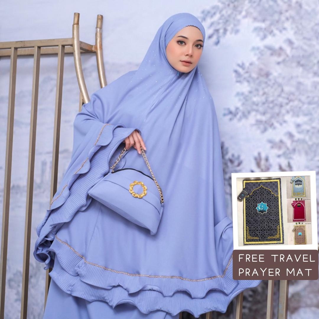 Muslim Prayer Dress FREE Travel Prayer Mat Zalina Series /islamic ...