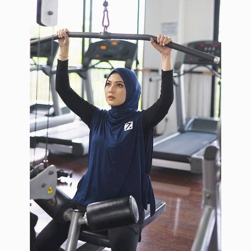 Outer Sport Hijab With Rope Variations Instant Hijab Active Hijab SP07 ...