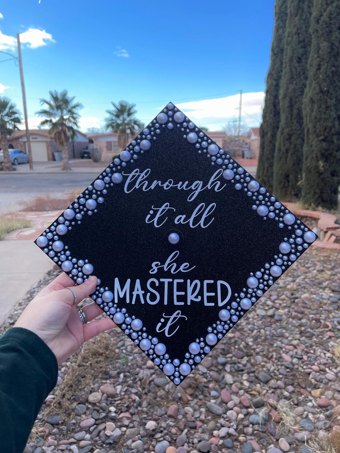 Graduation Cap Topper Grad Cap 2026 Cap Decor Coquette Grad Cap Design ...