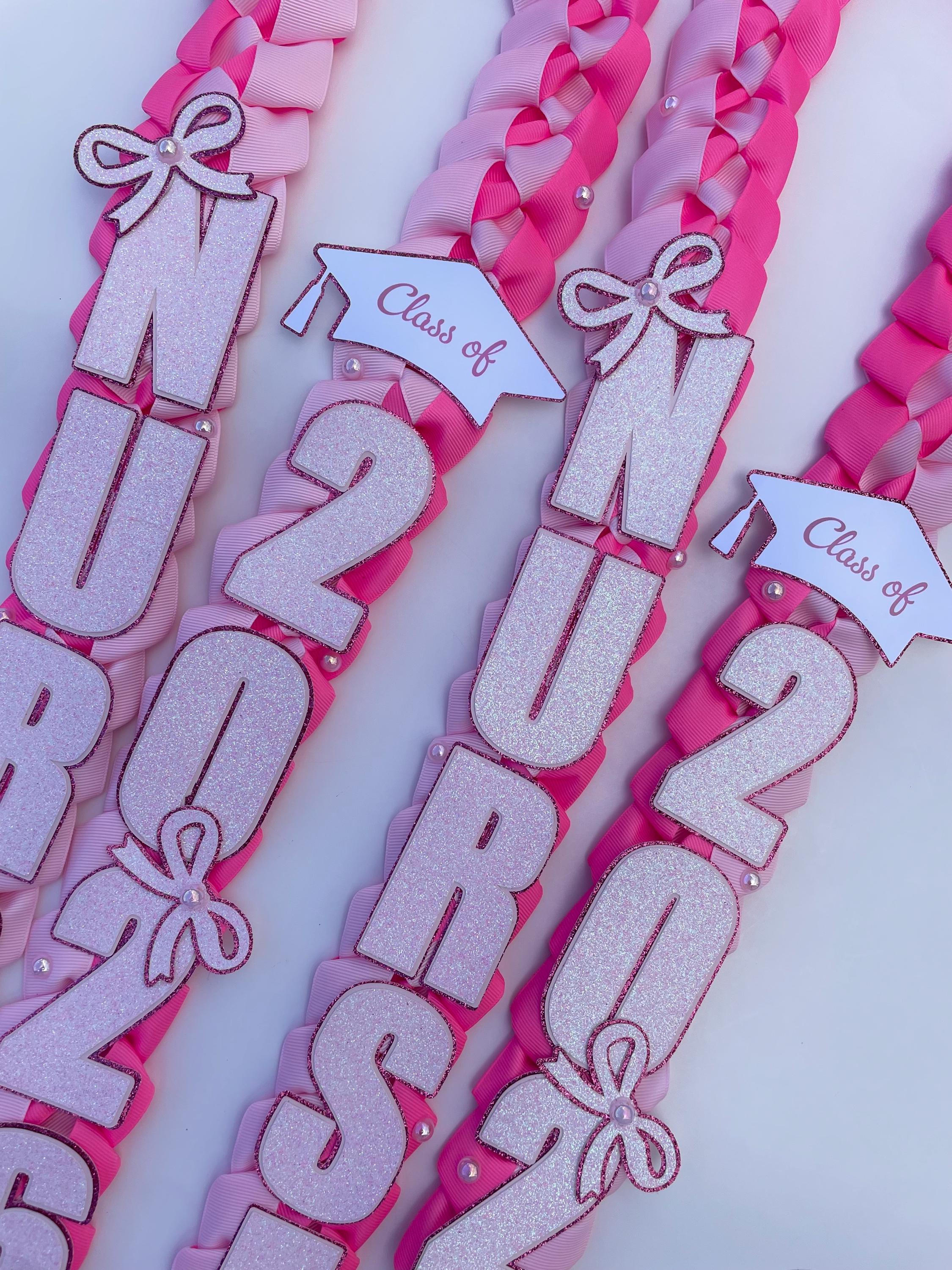 Nurse Graduation Lei Coquette Grad Lei Pink Grad Lei Promotion Gift ...