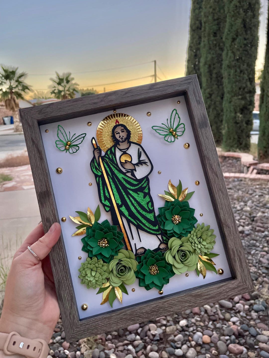 San Judas Shadow Box Religious Gifts San Judas Tadeo Valentine’s Day ...