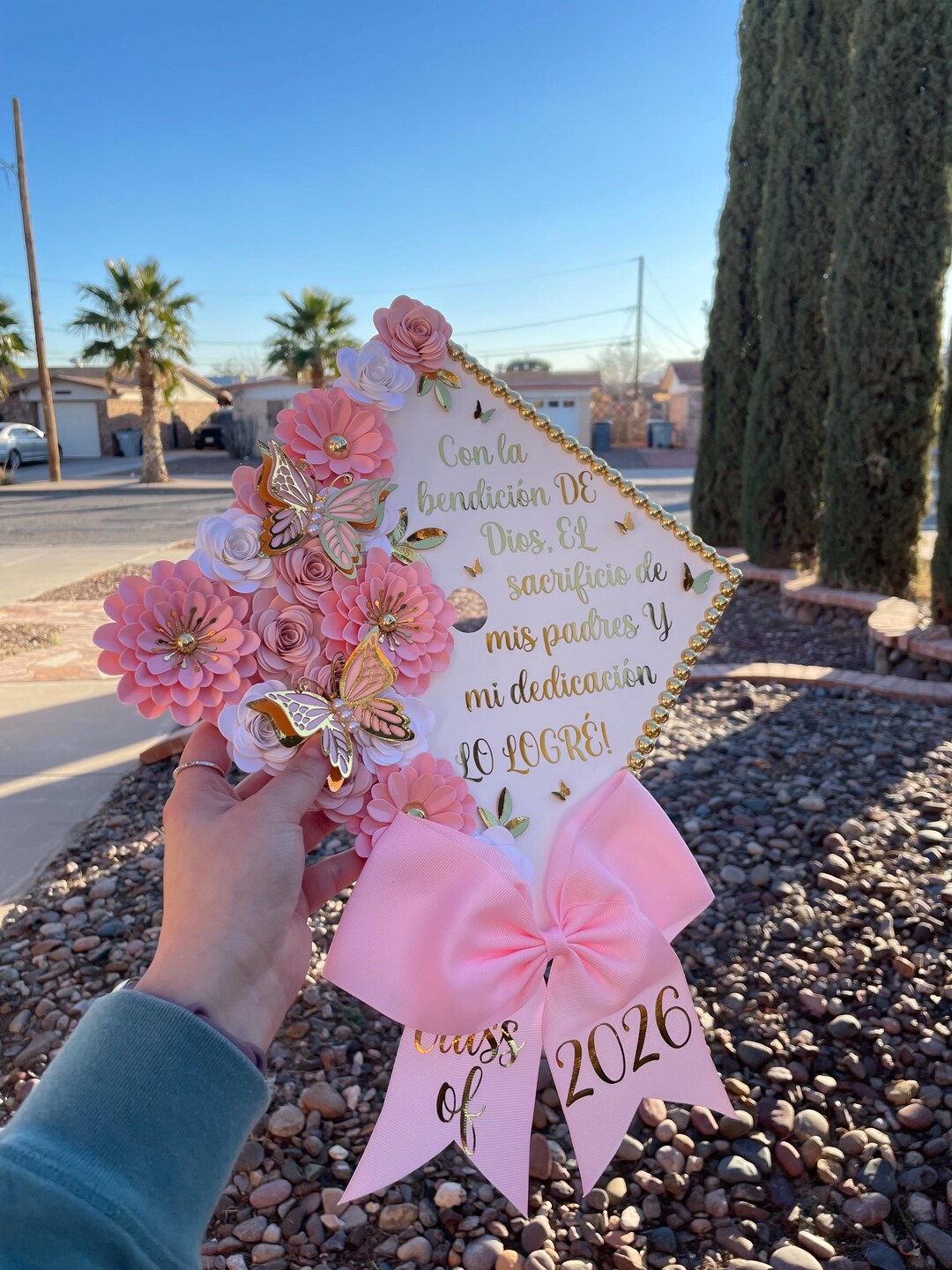 Ready to Ship Graduation Cap Topper Class of 2026 Decorated Grad Cap ...