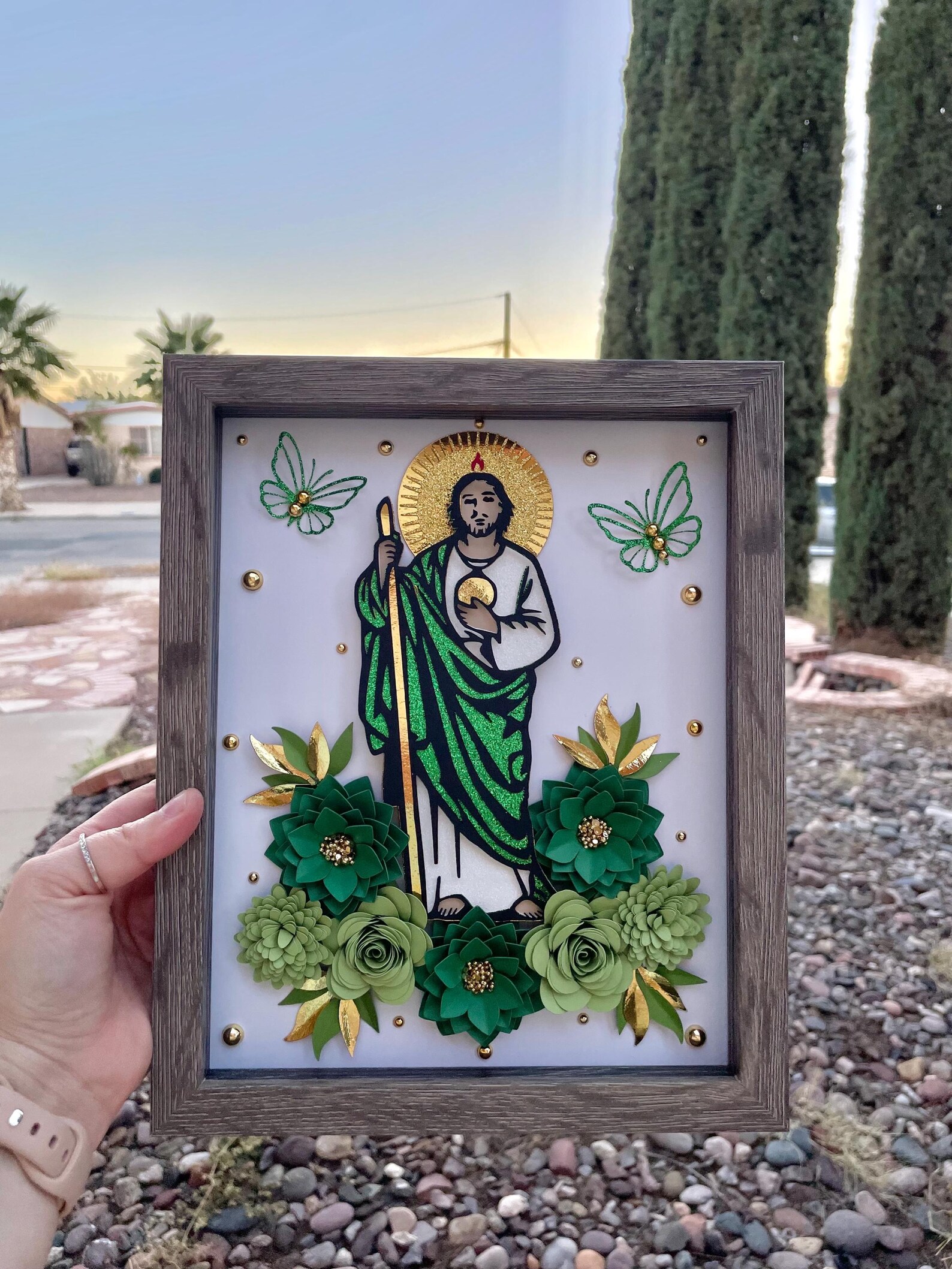 San Judas Shadow Box Religious Gifts San Judas Tadeo Valentine’s Day ...