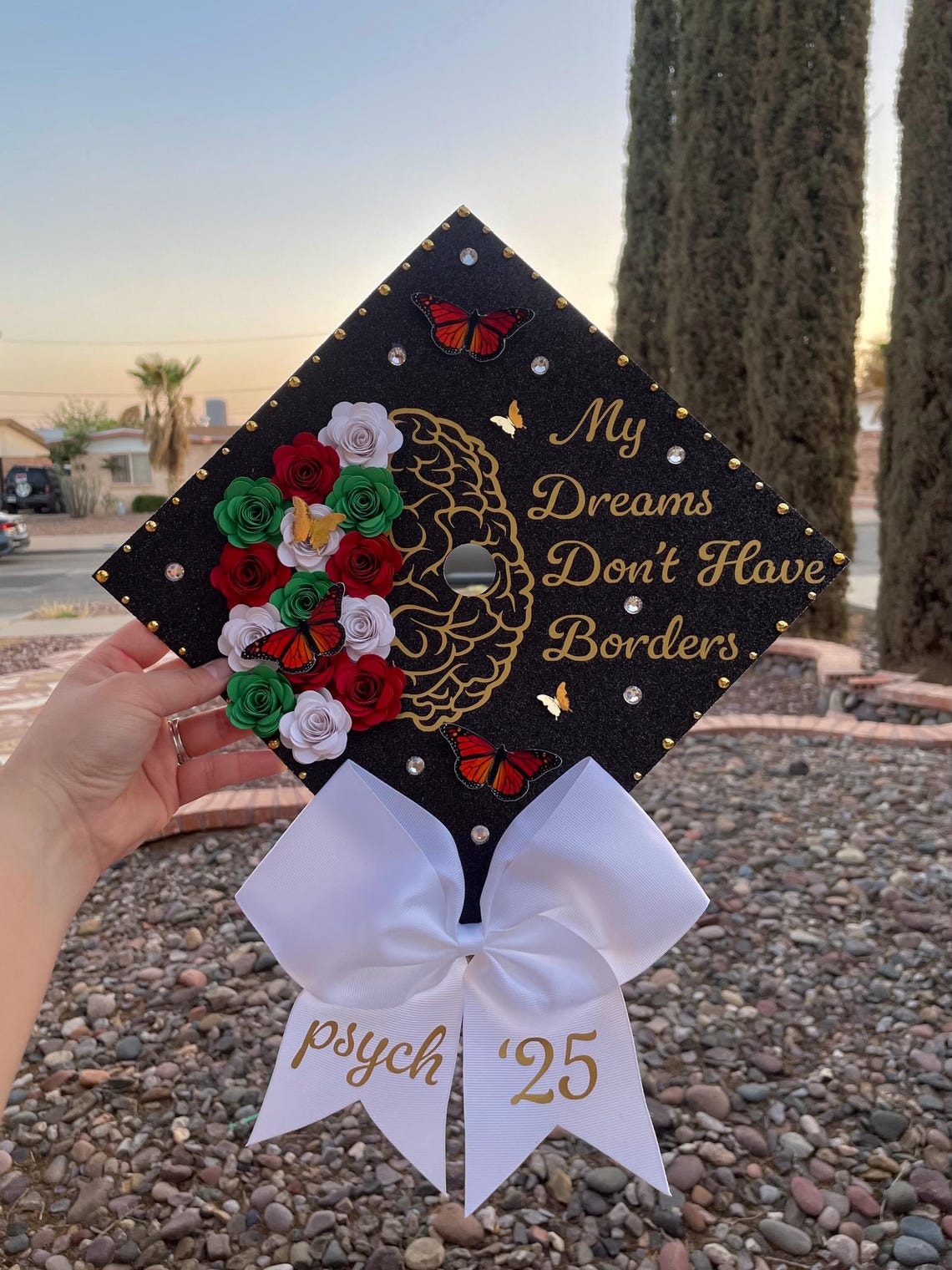 Psychology Grad Cap Graduation Topper Custom Topper Grad Cap Design Cap ...
