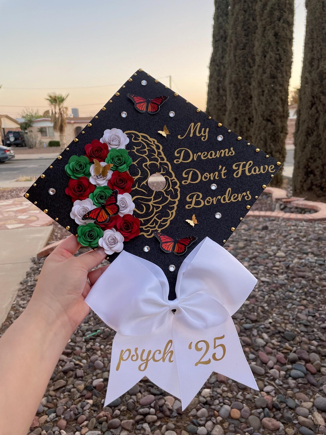 Psychology Grad Cap Graduation Topper Custom Topper Grad Cap Design Cap ...
