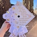 Custom Graduation Cap Topper: White Paper Flowers, Gold Accents, Class ...