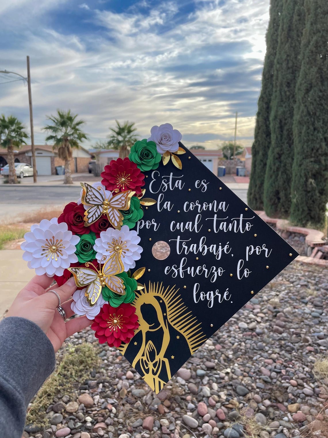 Mexican Graduation Cap Topper Grad Cap 2026 Graduate Cap Decor Cap ...