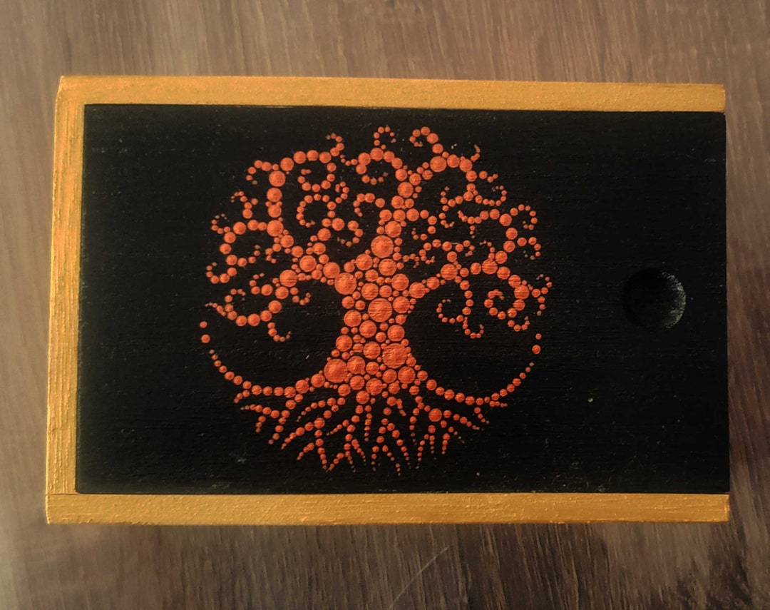 Wooden Tree of Life Box Tarot and Oracles - Etsy