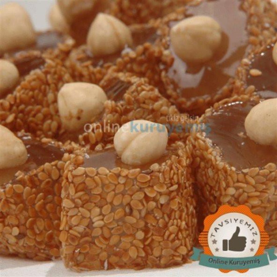 Hazelnut Sesame Turkish Delight 1000 Gr - Etsy