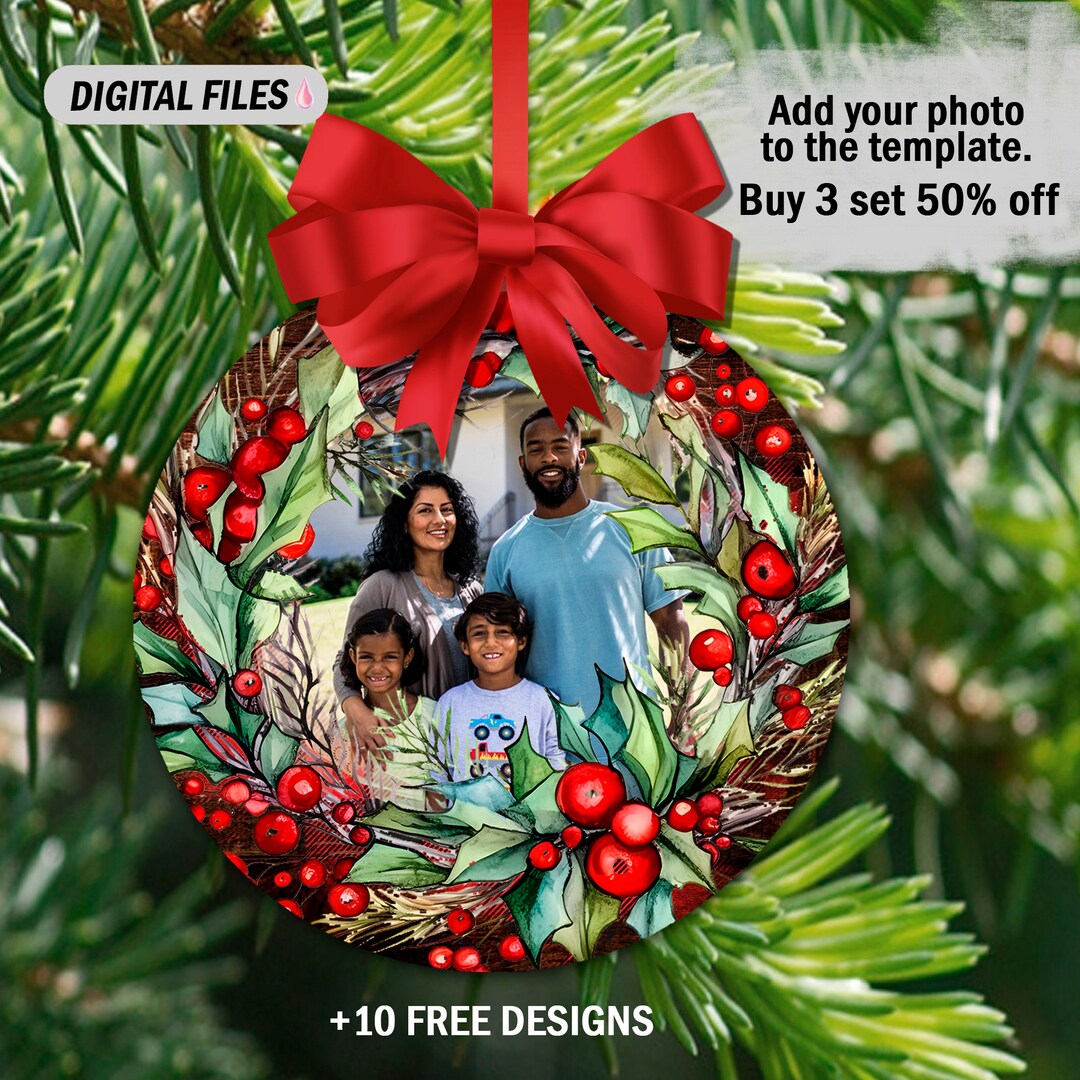 Ornament With Picture Breakthrough Ornament Photo Frame File First ...