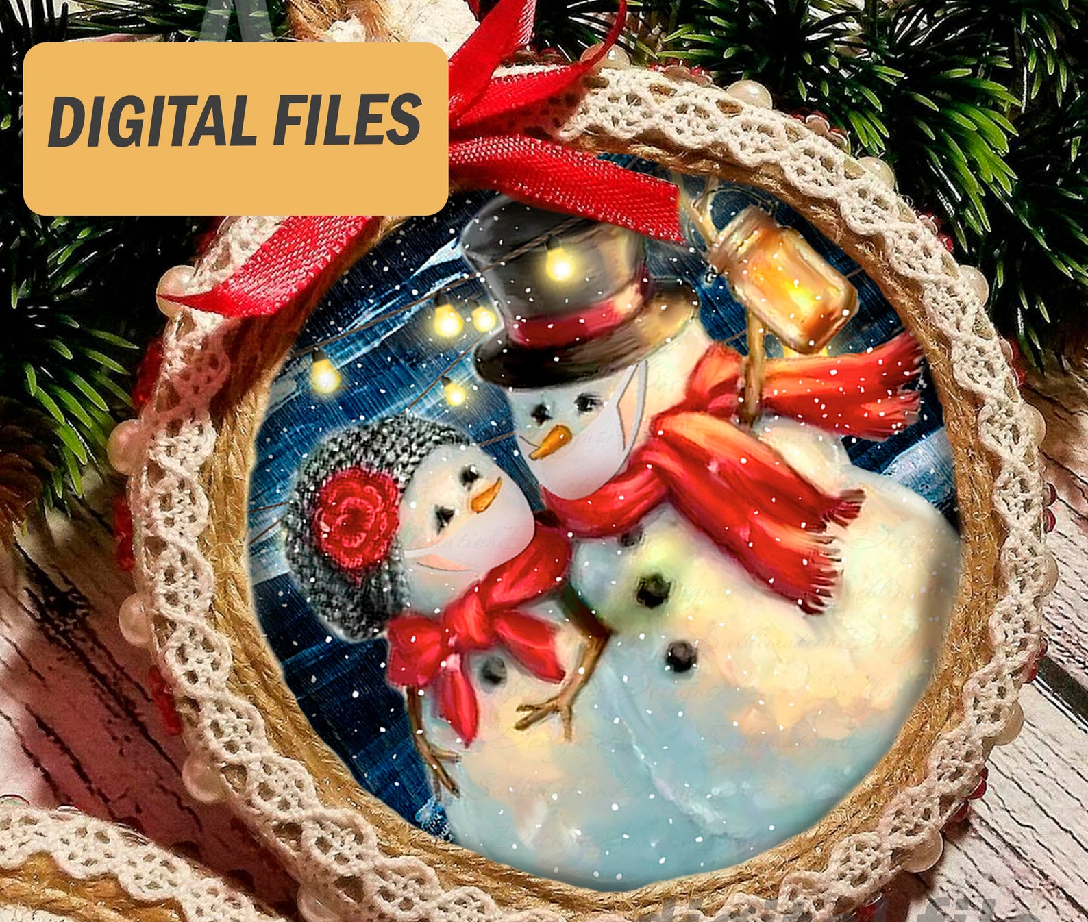 Ornament Png Bundle Christmas Photo Frame Template Ombre - Etsy