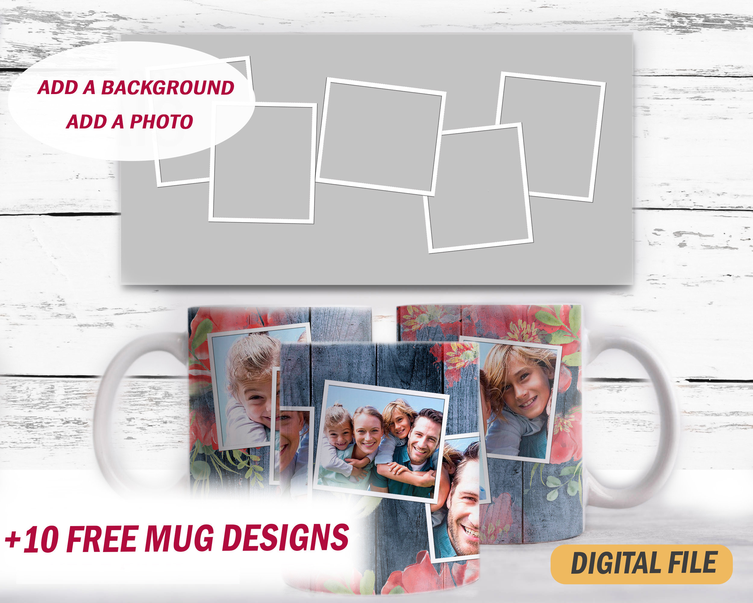 Photo Frames Mug Png - Etsy