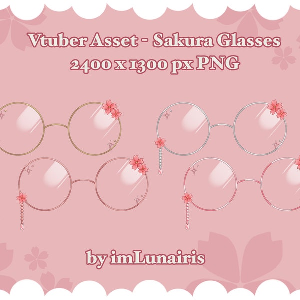 Vtuber Asset Glasses - Etsy Canada