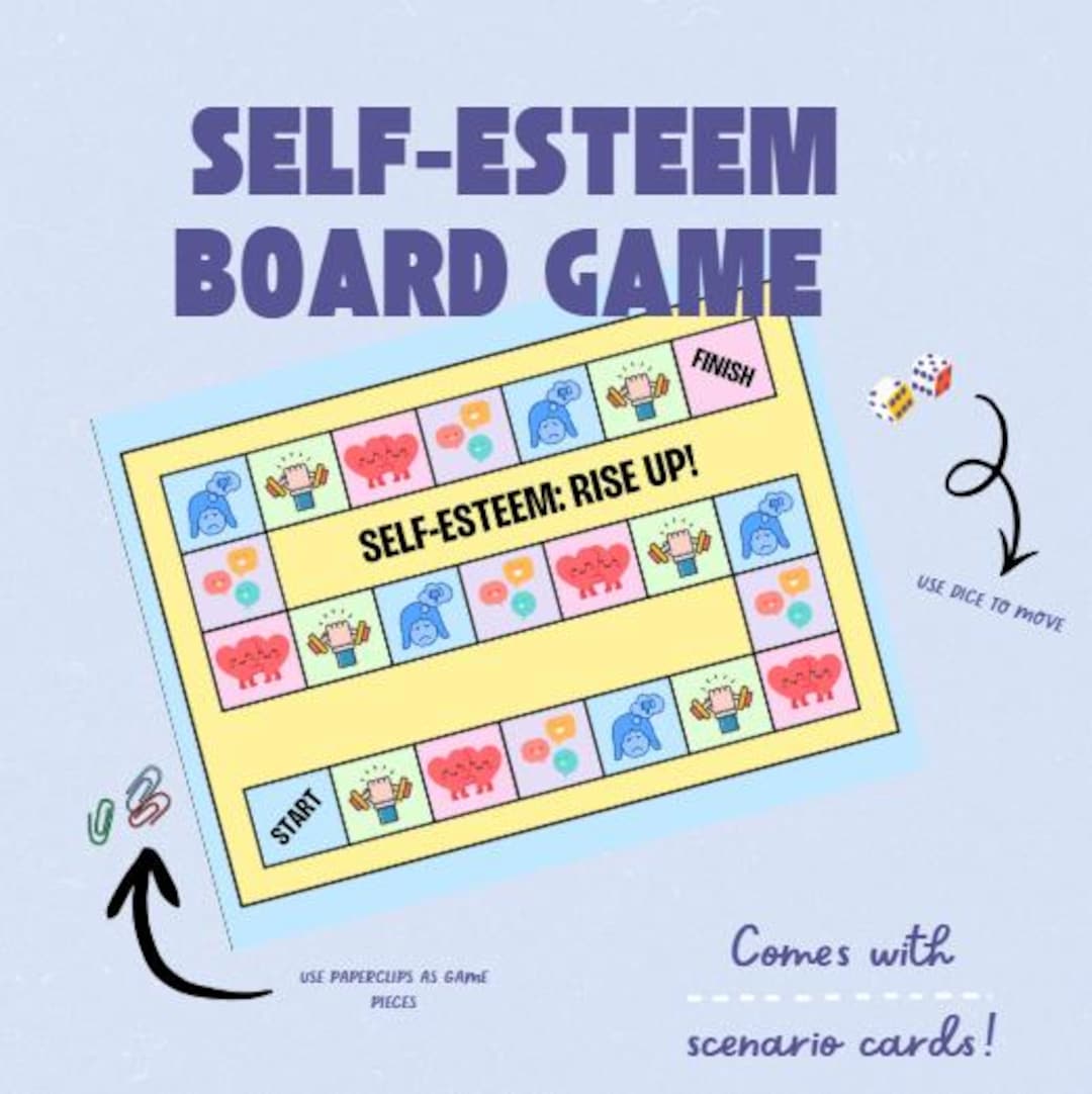Self-esteem Activity - Interactive Board Game - Etsy