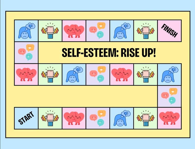 Self-esteem Activity - Interactive Board Game - Etsy