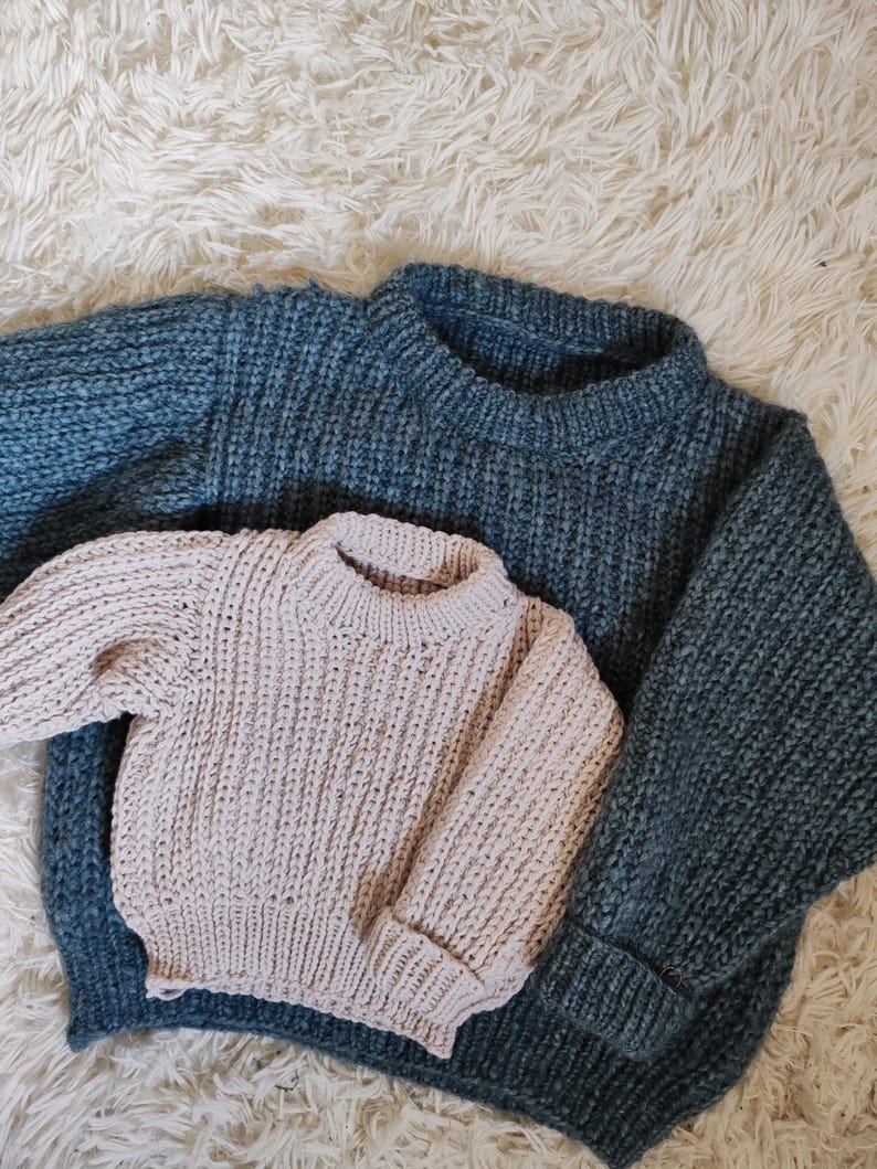 Aaron's Sweater Knitting Pattern for Boys and Girls, Babies and Kids ...