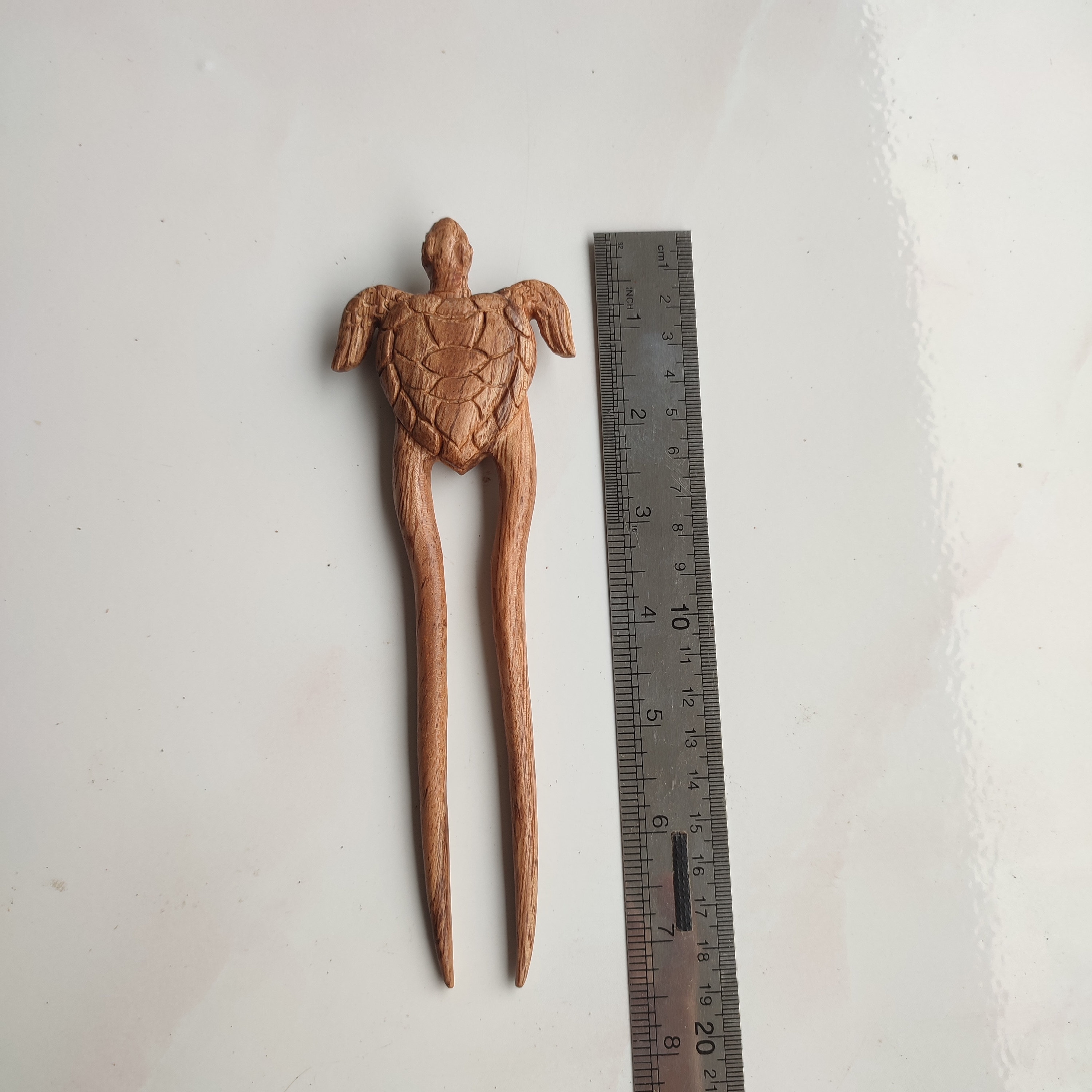 Turtle Hair Fork Hair Pin Hair Stick Hand Carve Wood Turtle Hair Stick ...