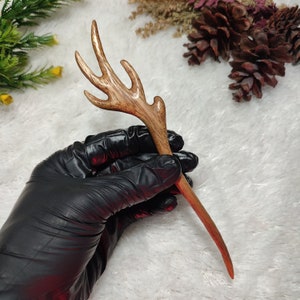Antler Hair Pin Hair Pins Hair Fork Hair Stick Handmade Hair Pin Wood Hair Stick Hair Pin for Girl Hair Accessories Gift for Her Etsy