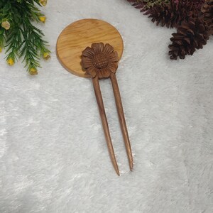 Flower Hair Pin | Floral Hair Stick | Hair Fork | Handmade Hair Pin ...