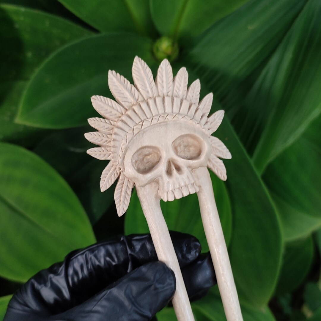 Handmade Gothic Hair Stick | Gothic Hair Pin | Gothic Hair Fork | Hand ...