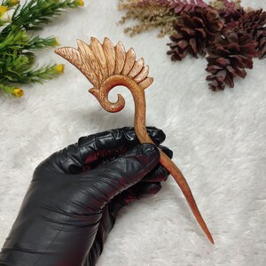 Angle Wing Hair Pin | Hair Pins Hair Fork Hair Stick | Handmade Boho ...