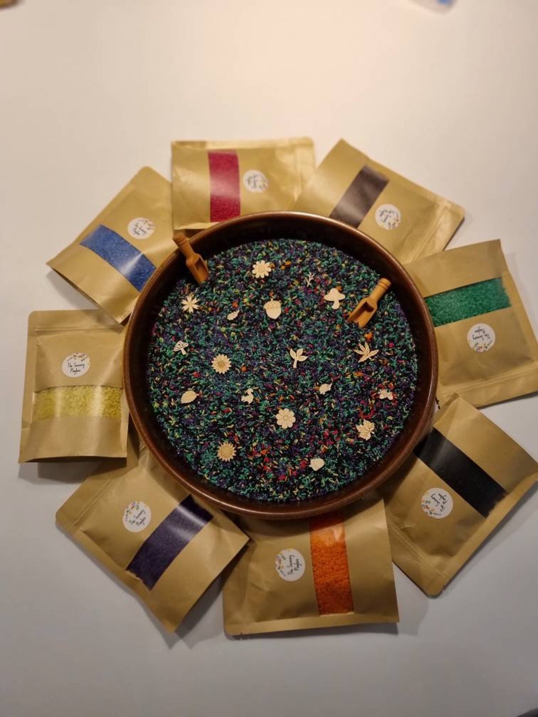 Sensory Rice Tuff Tray Rice Sensory Fillers Rainbow Rice - Etsy