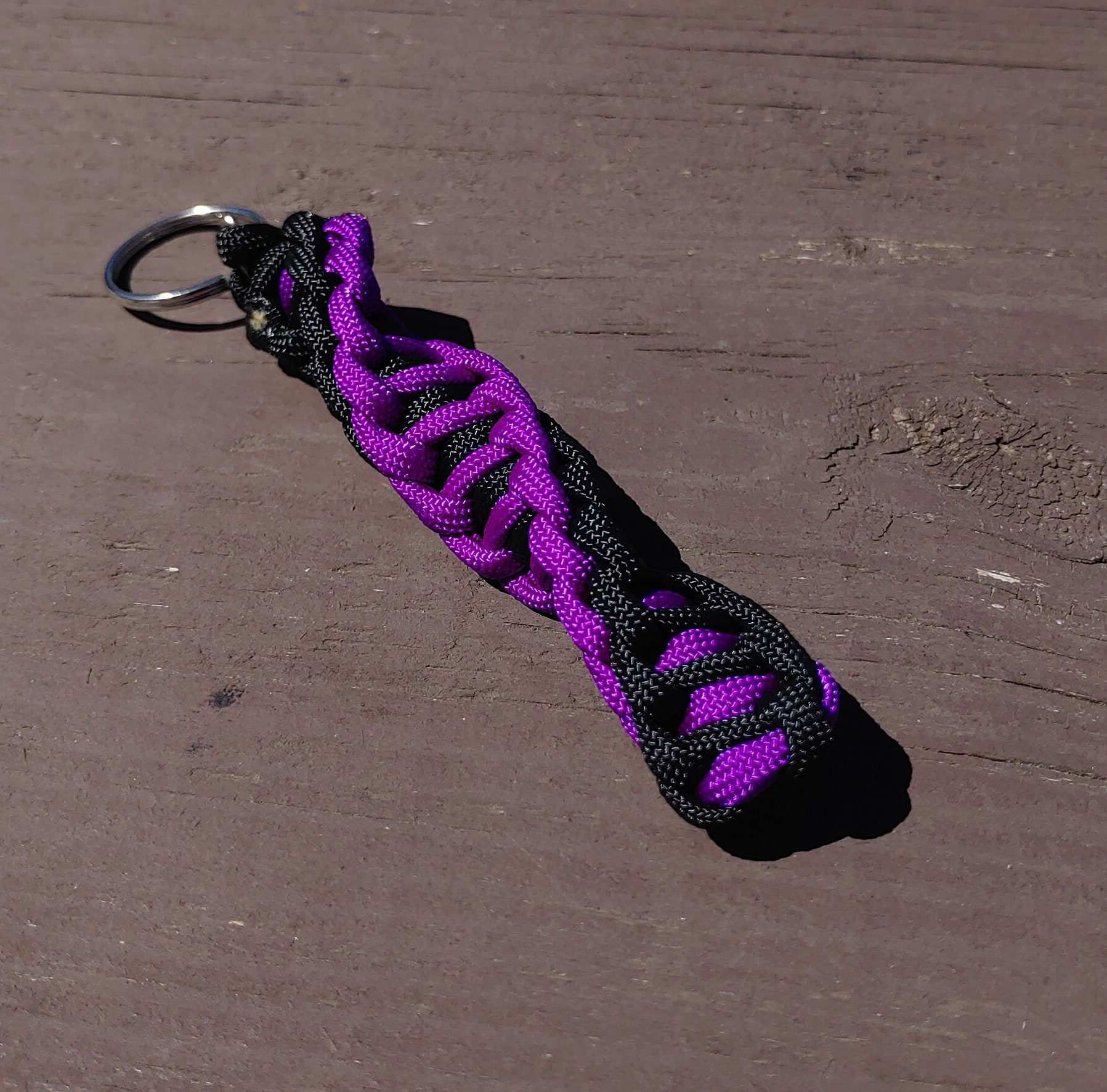 Paracord Neon Keychains - Double Helix Wrapture - Etsy