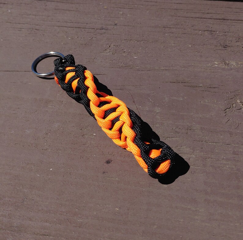 Paracord Neon Keychains - Double Helix Wrapture - Etsy