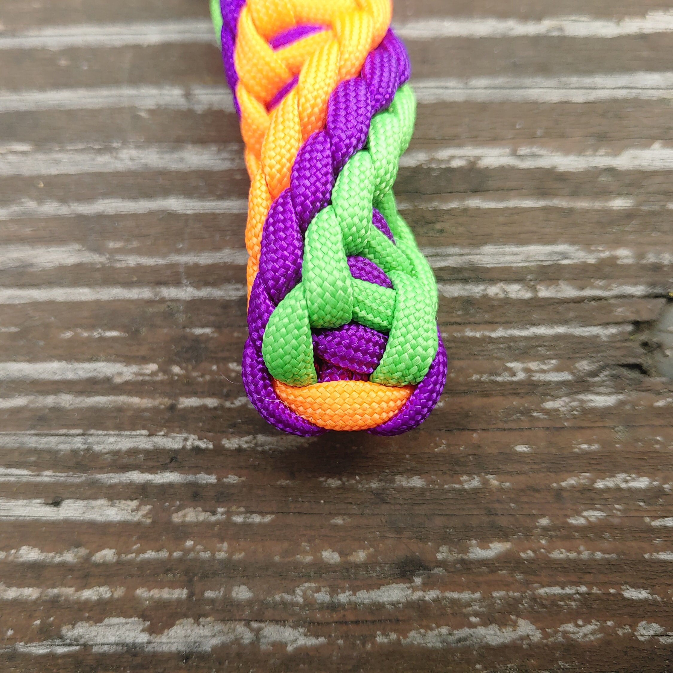 Paracord Keychain - Tri-color Double Helix Wrapture - Etsy
