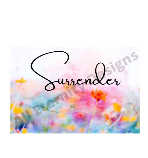 Surrender SVG, PNG, JPG, Pdf, Surrender Digital Image - Etsy