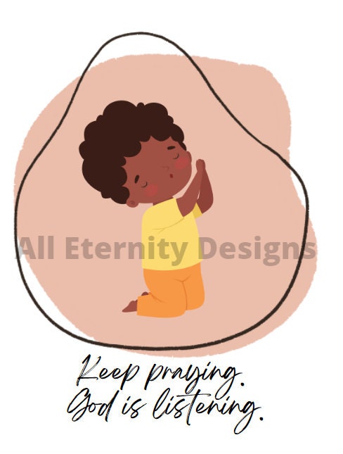Praying Children SVG, JPG, PNG, Pdf, Praying Children Digital Images - Etsy
