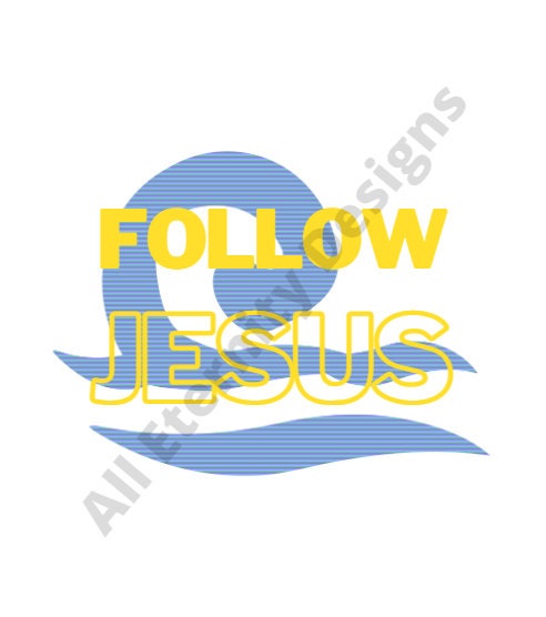Follow Jesus SVG, JPG, PNG, Pdf, Follow Jesus Digital Image - Etsy