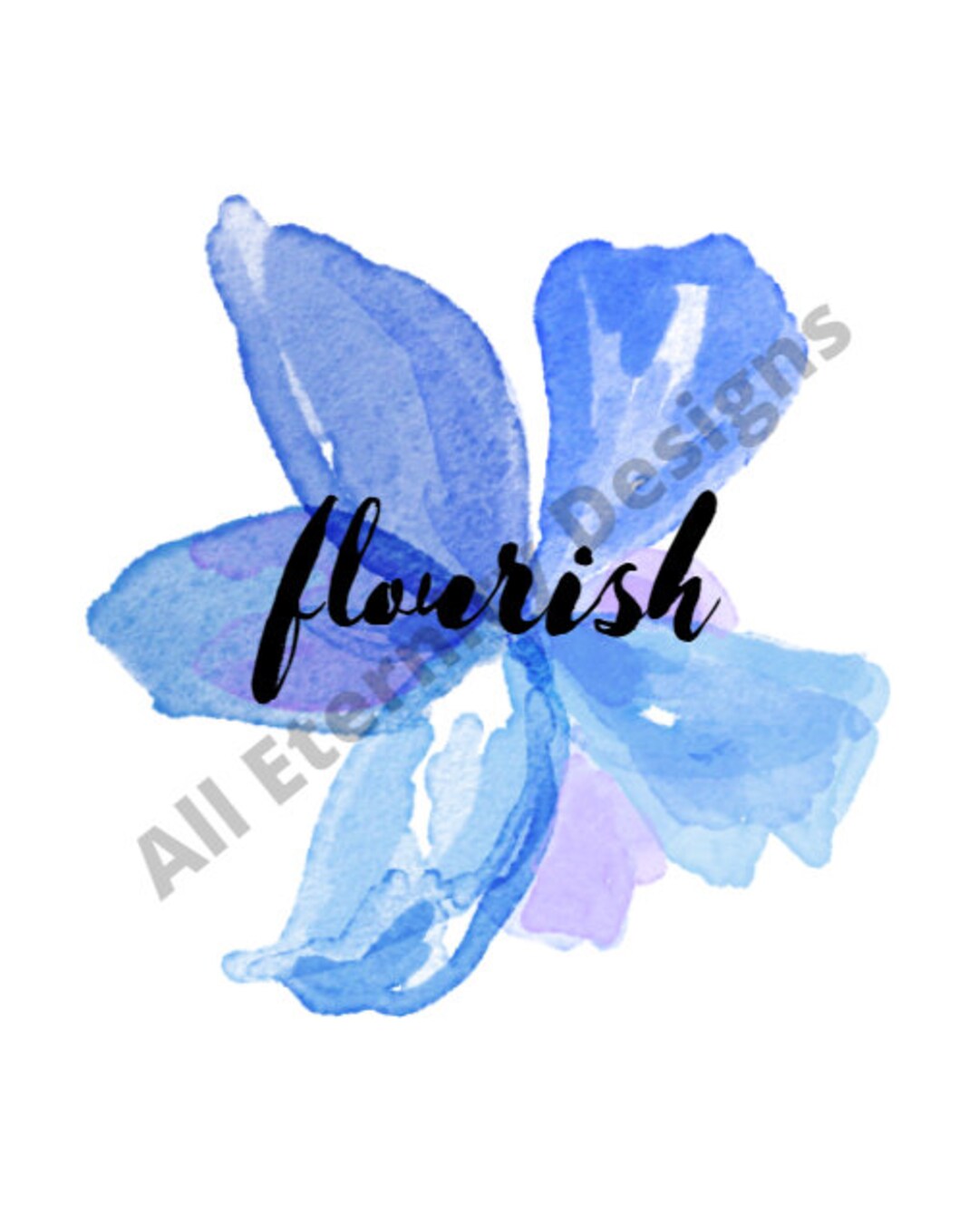 Flourish SVG, PNG, JPG, Pdf, Flourish Digital Image - Etsy