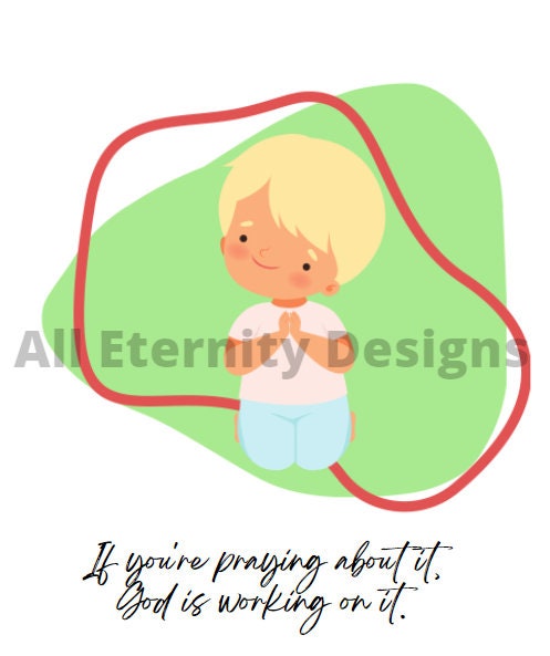 Praying Children SVG, JPG, PNG, Pdf, Praying Children Digital Images - Etsy