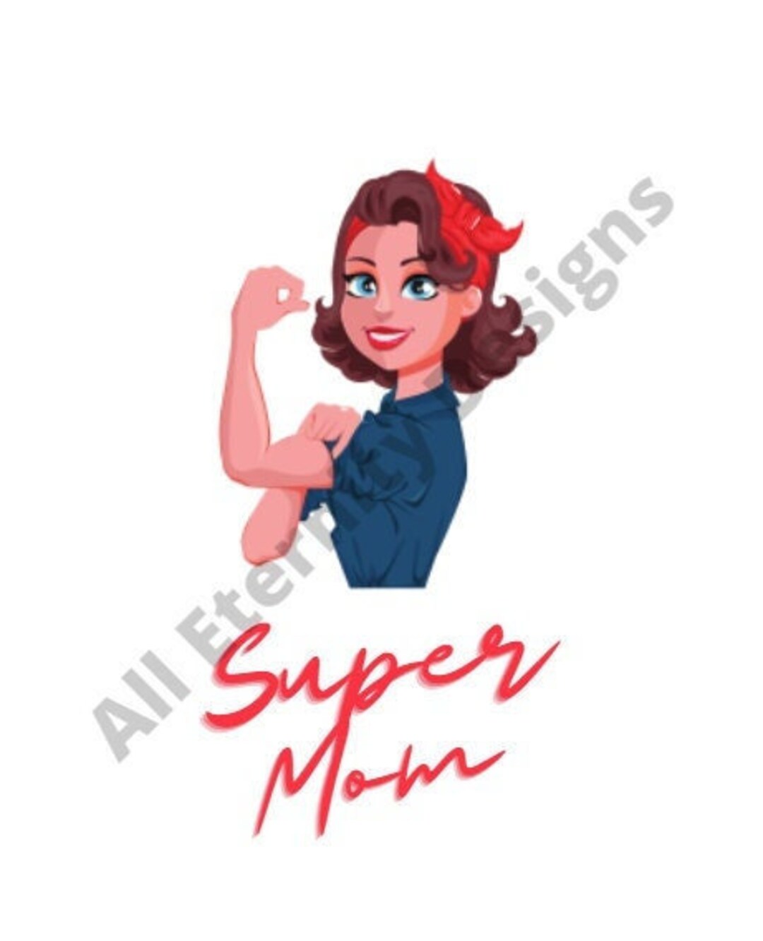 Super Mom SVG, JPG, PNG, Pdf, Super Mom Digital Image - Etsy