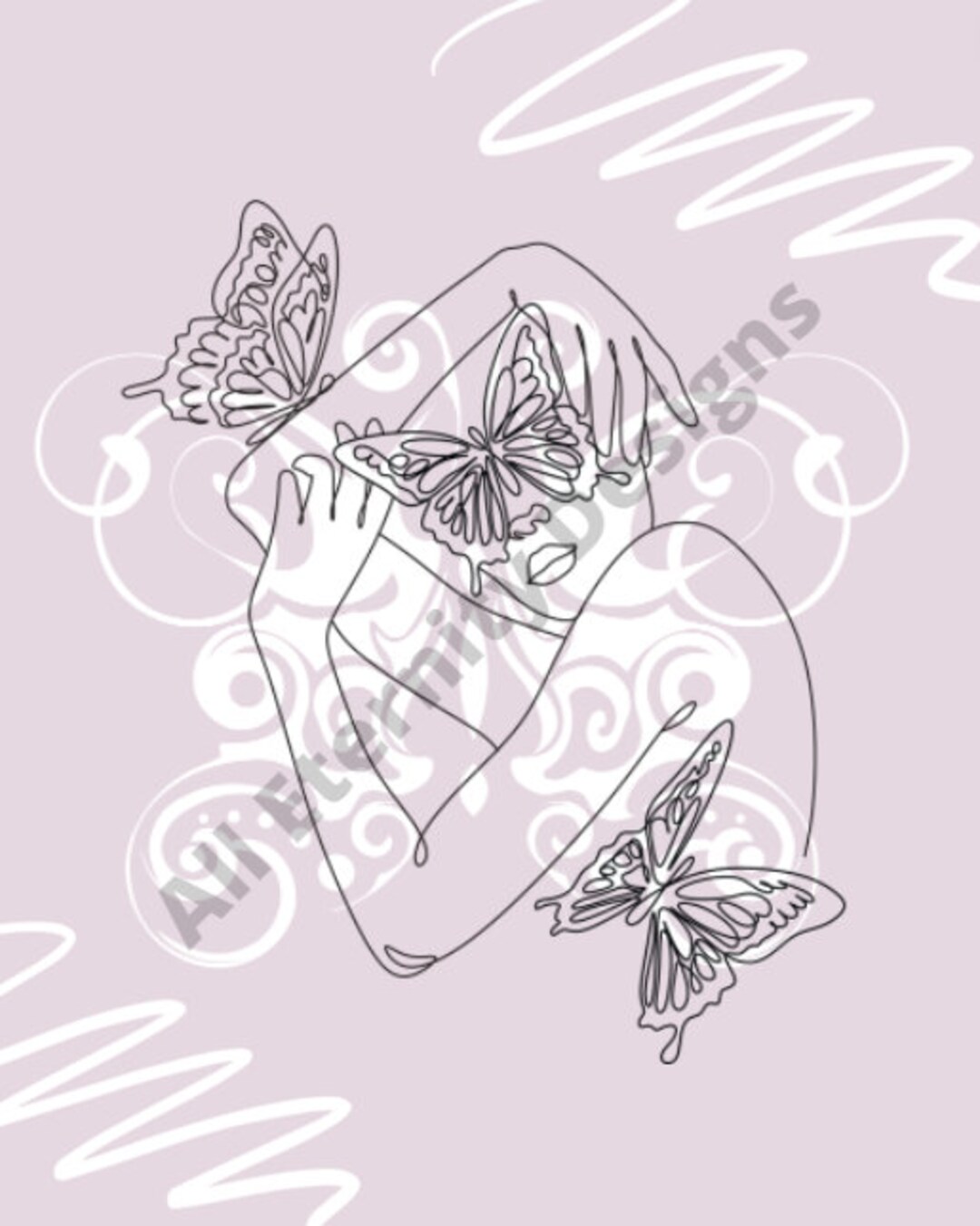 Butterfly Woman SVG, JPG, PNG, Pdf, Butterfly Woman Digital Image - Etsy