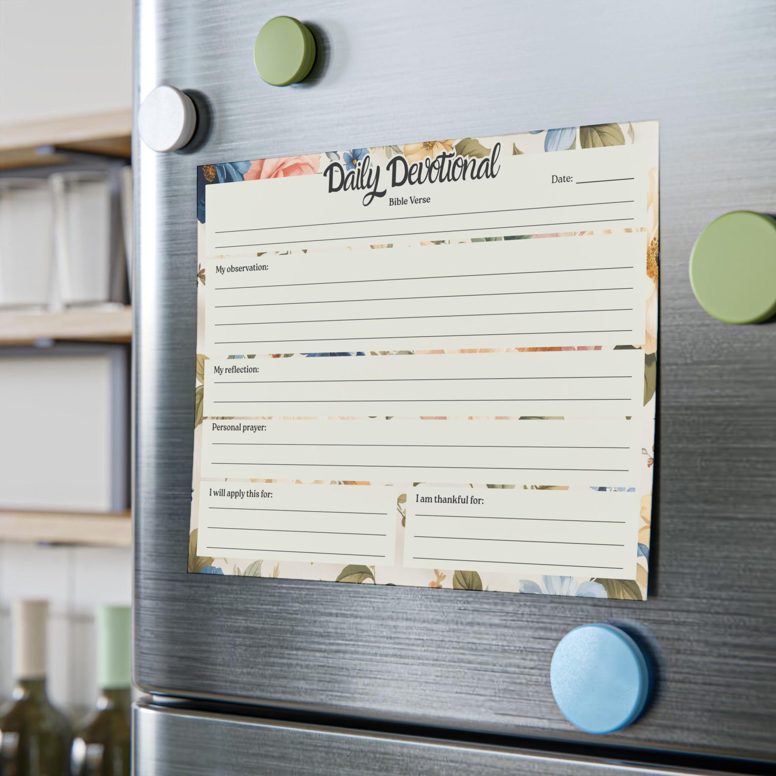 Daily Devotional Notepad | Bible Study Sticky Notes 4x6 | Christian ...