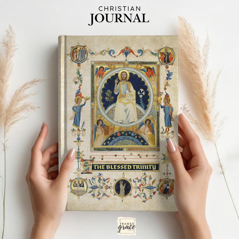 Medieval the Blessed Trinity Journal, Christian Art Notebook, Medieval ...