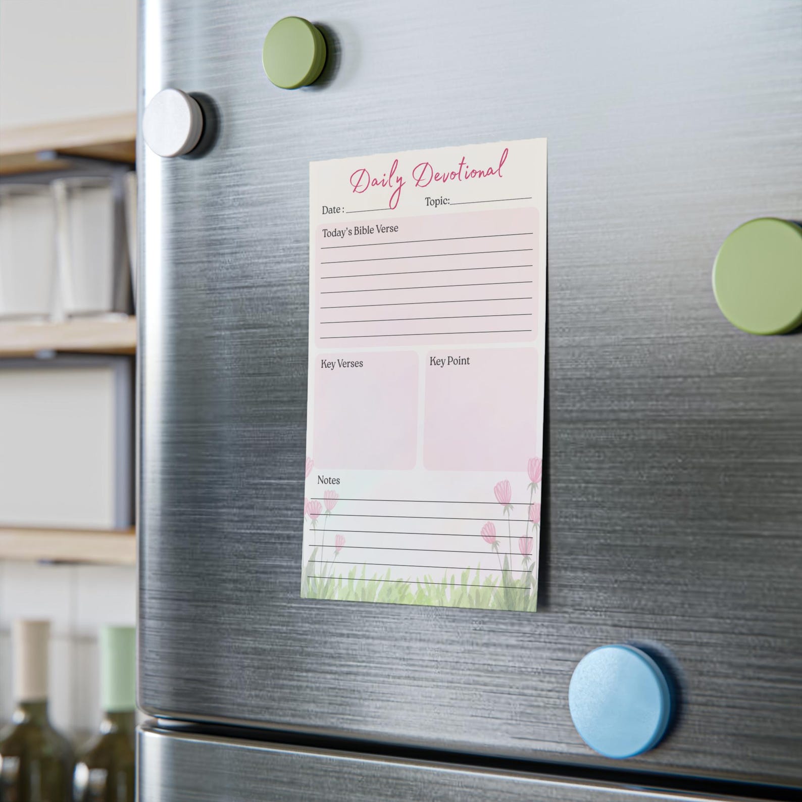 Daily Devotional Sticky Notes | Bible Study Notepad | Scripture ...