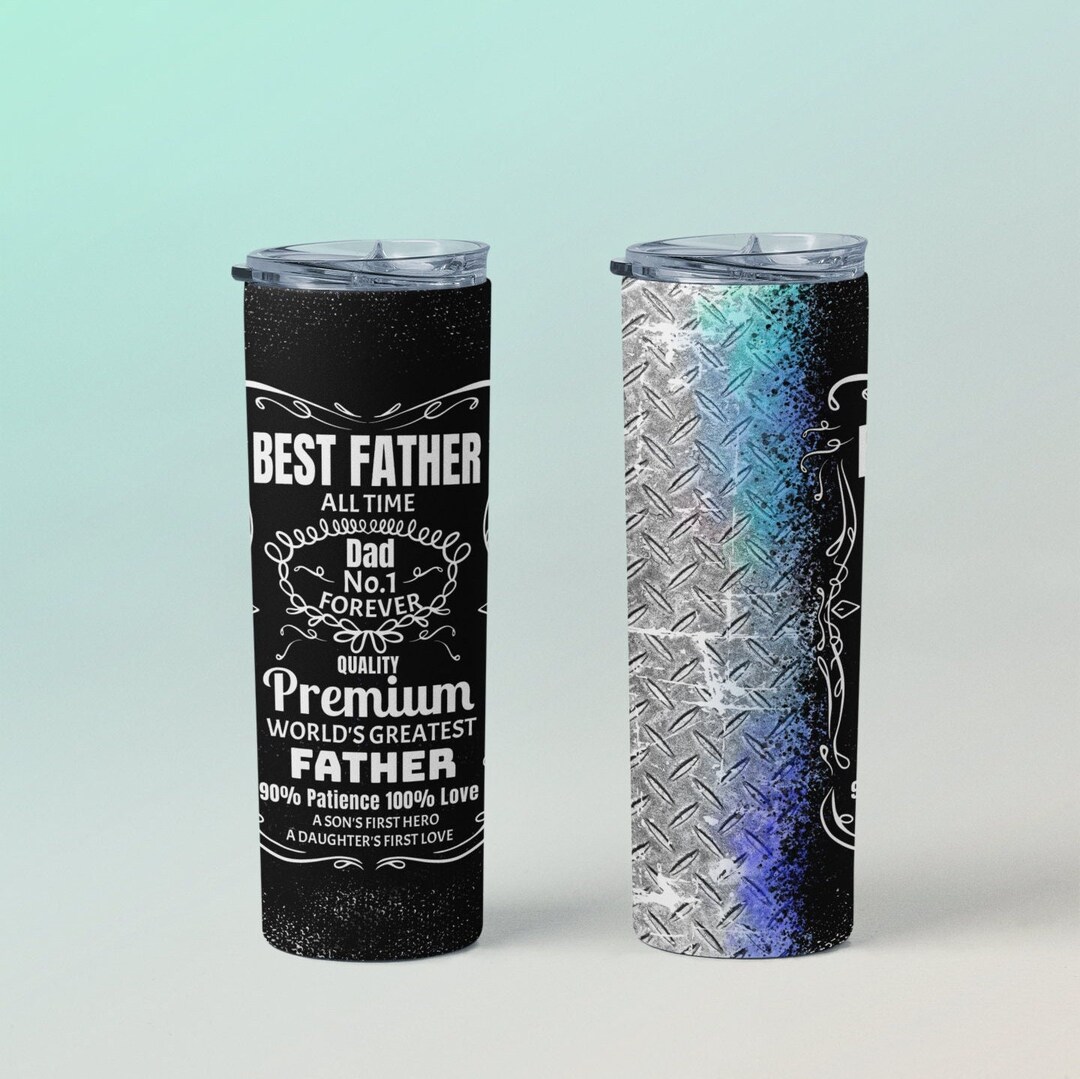 Best Father All Time Dad No. 1 Tumbler, Best Dad Ever Gift, Worlds Best ...
