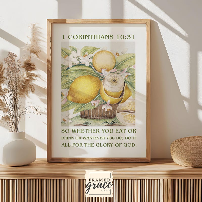 1 Corinthians 10 31 - Etsy