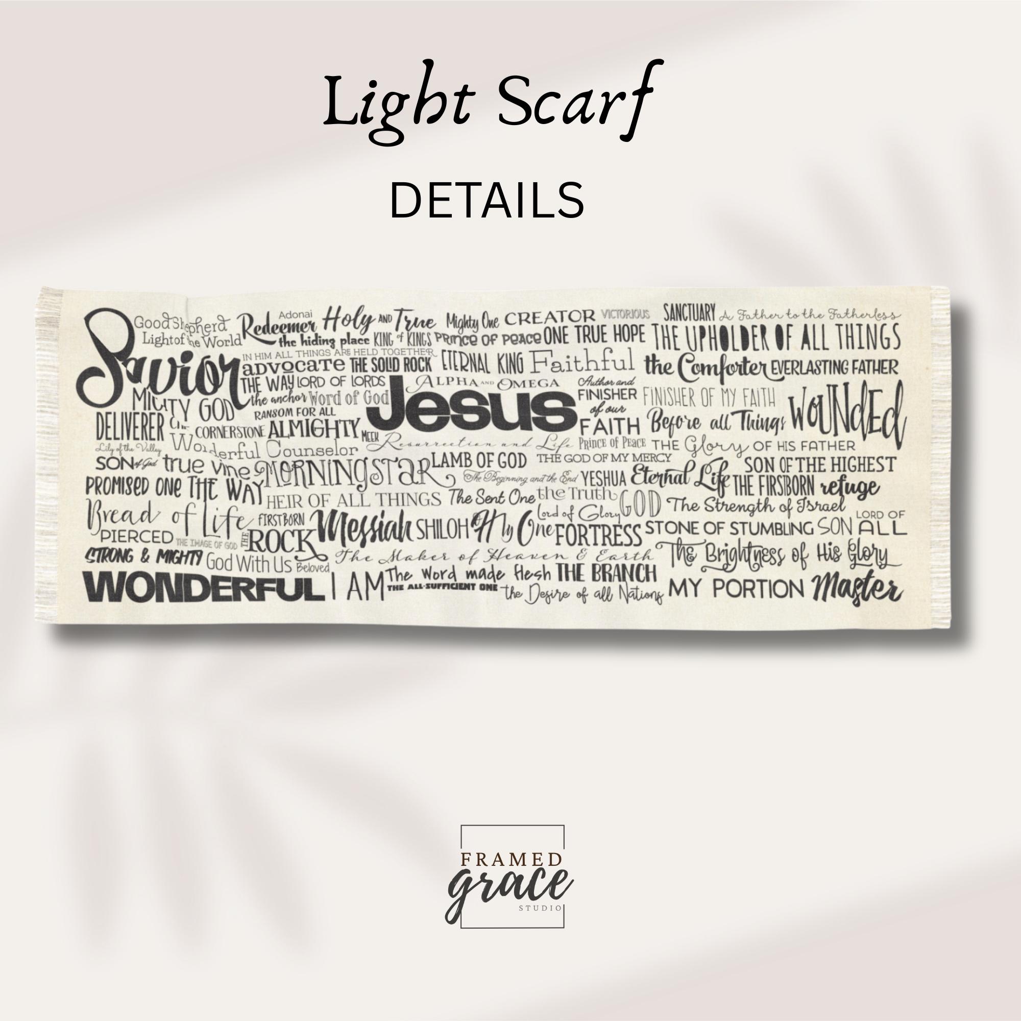 Christian Prayer Shawl for Women, Scripture Wrap Scarf, Bible Verse ...