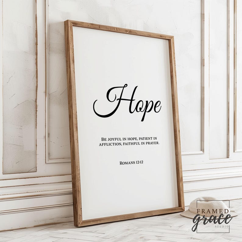 Faith Hope Love Bible Verse Decor, Set of 3 Christian Prints, Gift for ...