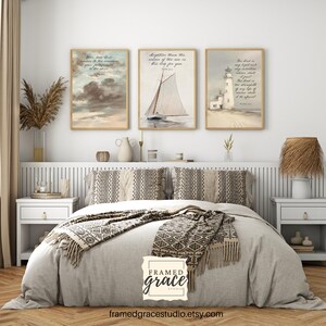 Ocean of Wisdom: Printable Christian Art Bundle With Seascape Bible ...
