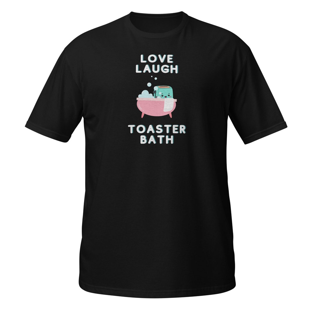 Love Laugh Toaster Bath Quirky Bath Time Cartoon Whimsical Appliance ...
