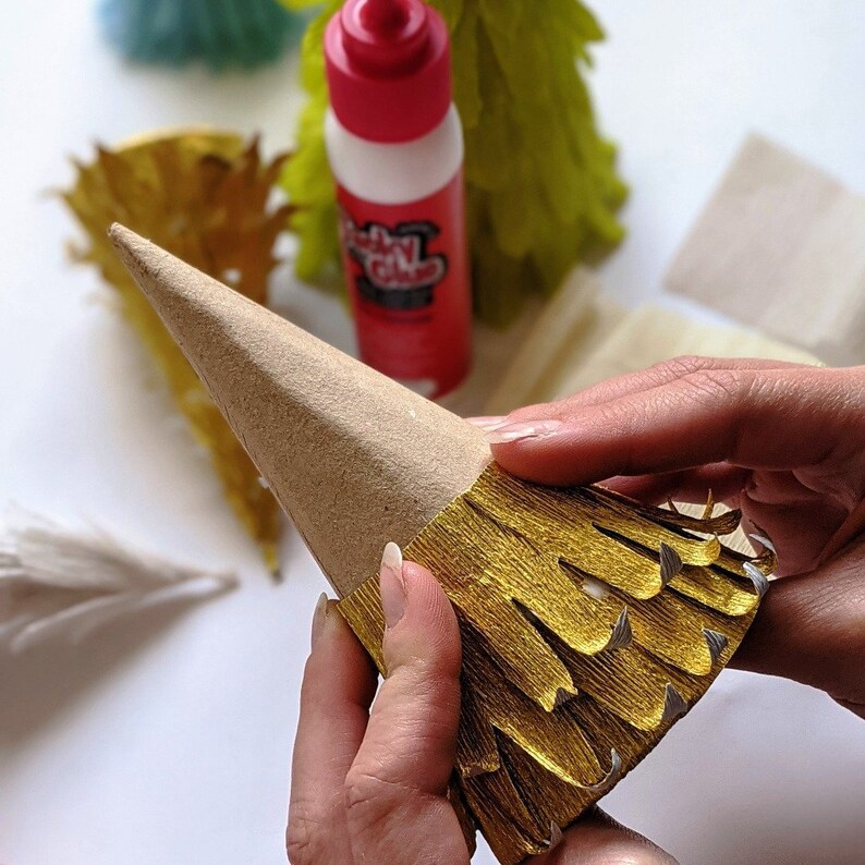 Crepe Paper Christmas Tree Craft Kit | Crafting Kit | the Danes ...