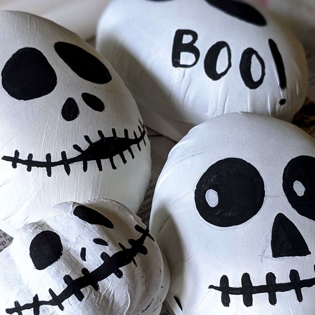 Paint Your Own Skull Container Craft Kit Halloween - Etsy