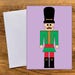 Toy Soldier Nutcracker Paper Cut Christmas Card. Toy Soldier Card ...