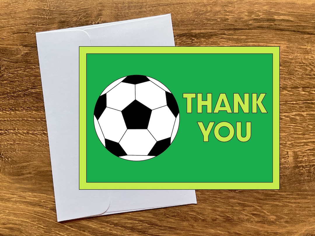 Soccer Coach Thank You Printable Digital Download Card. Digital ...